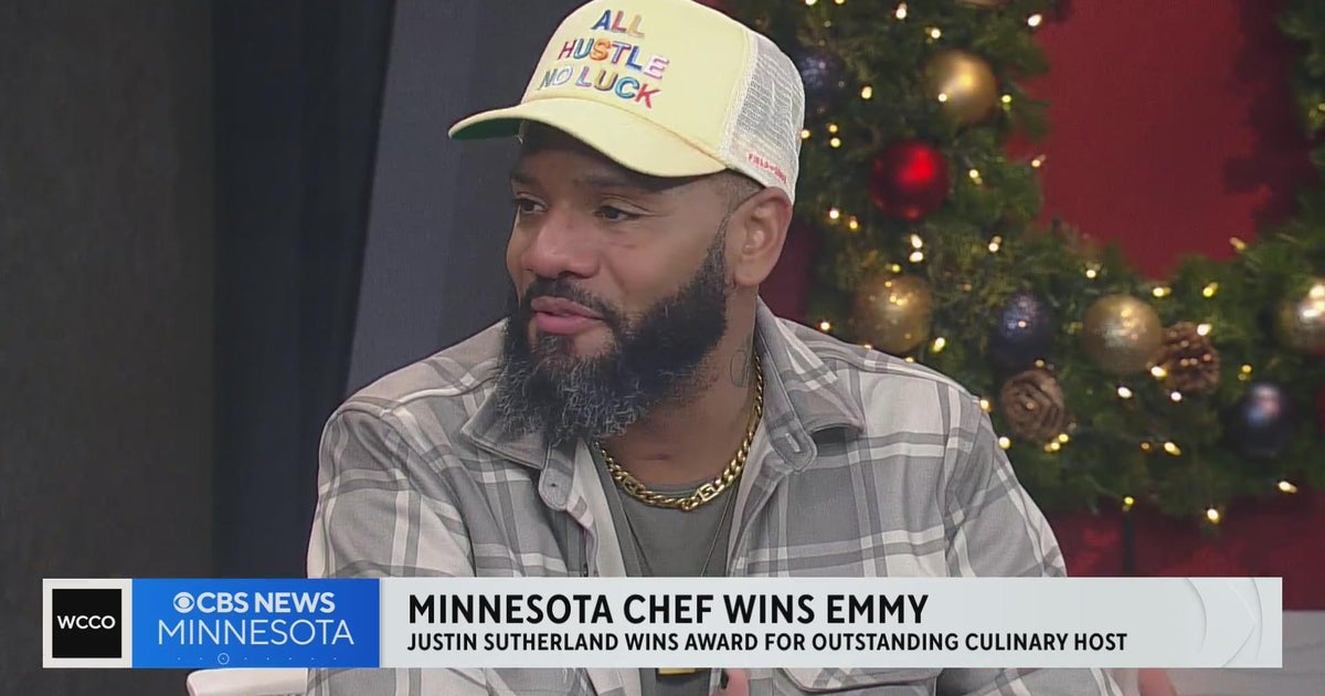 Minnesota chef Justin Sutherland wins Emmy - CBS Minnesota
