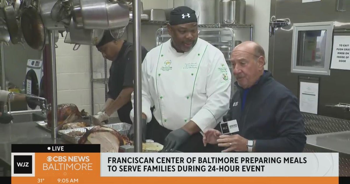 Where's Marty? With the Franciscan Center of Baltimore, preparing meals ...