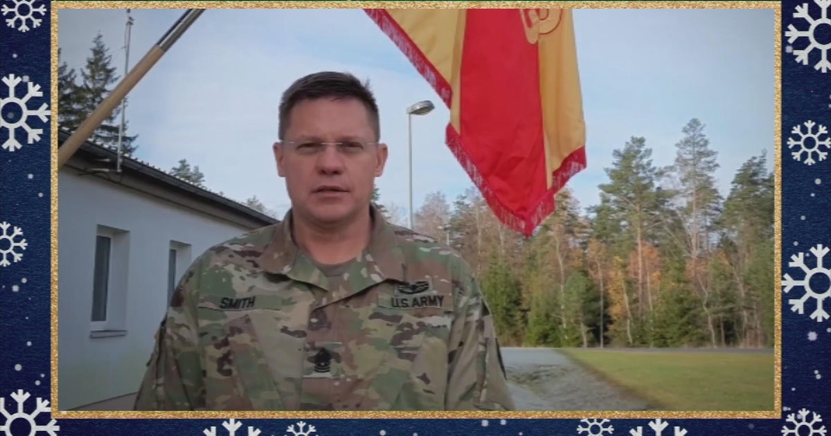 Army military greeting shared by Sgt. Maj. Marshall Smith - CBS Colorado