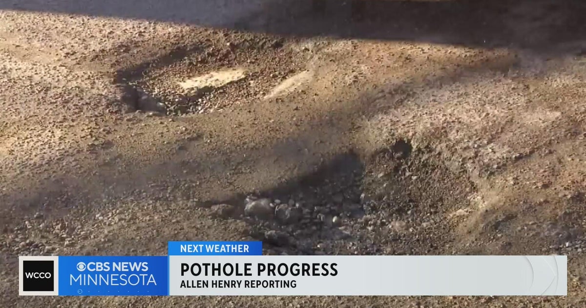 Smooth driving means making progress on the common pothole - CBS Minnesota