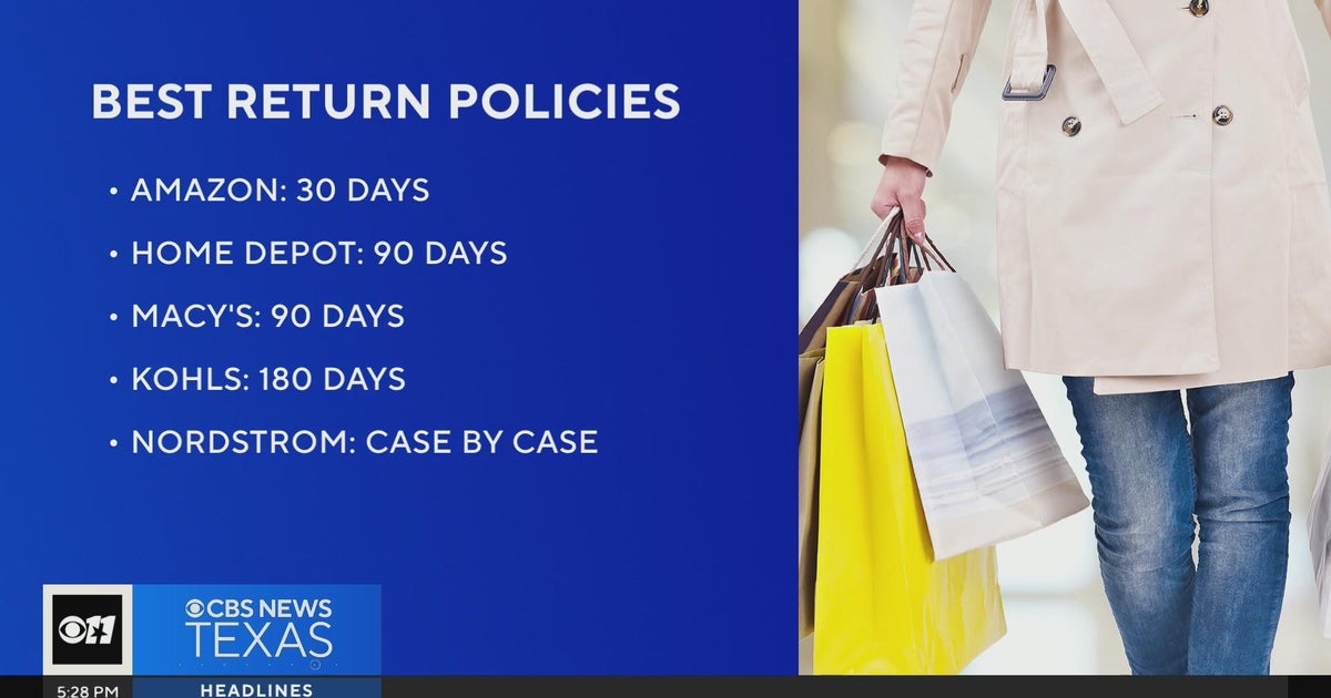 How to handle holiday returns - CBS Texas