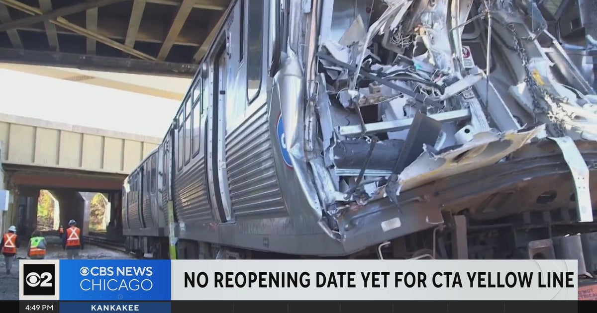 No reopening date yet for CTA Yellow Line - CBS Chicago