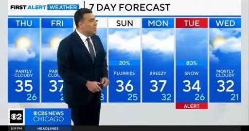 Chicago First Alert Weather: Snow on the way - CBS Chicago