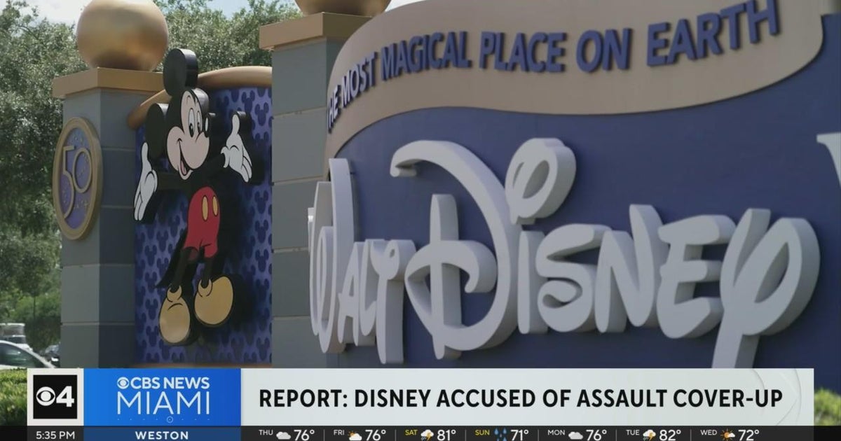 Disney accused of assault cover-up, according to report - CBS Miami