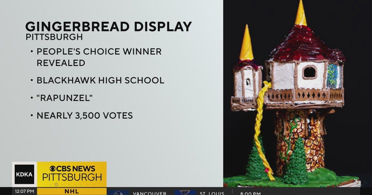 Pittsburgh's People's Choice Gingerbread Display award revealed - CBS Pittsburgh