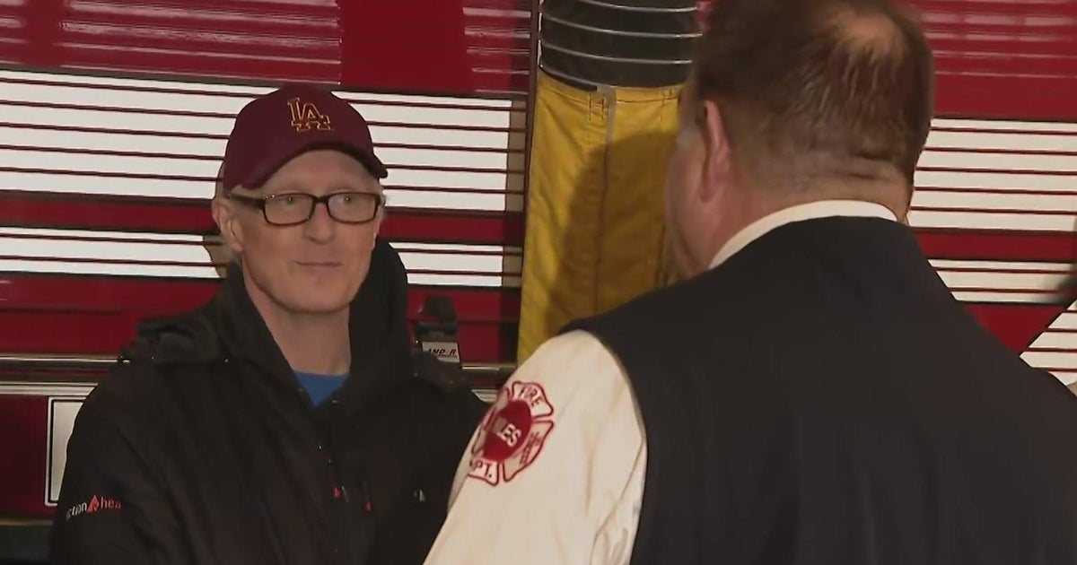 Chicago area firefighters saved his life, he wanted to thank them - CBS ...