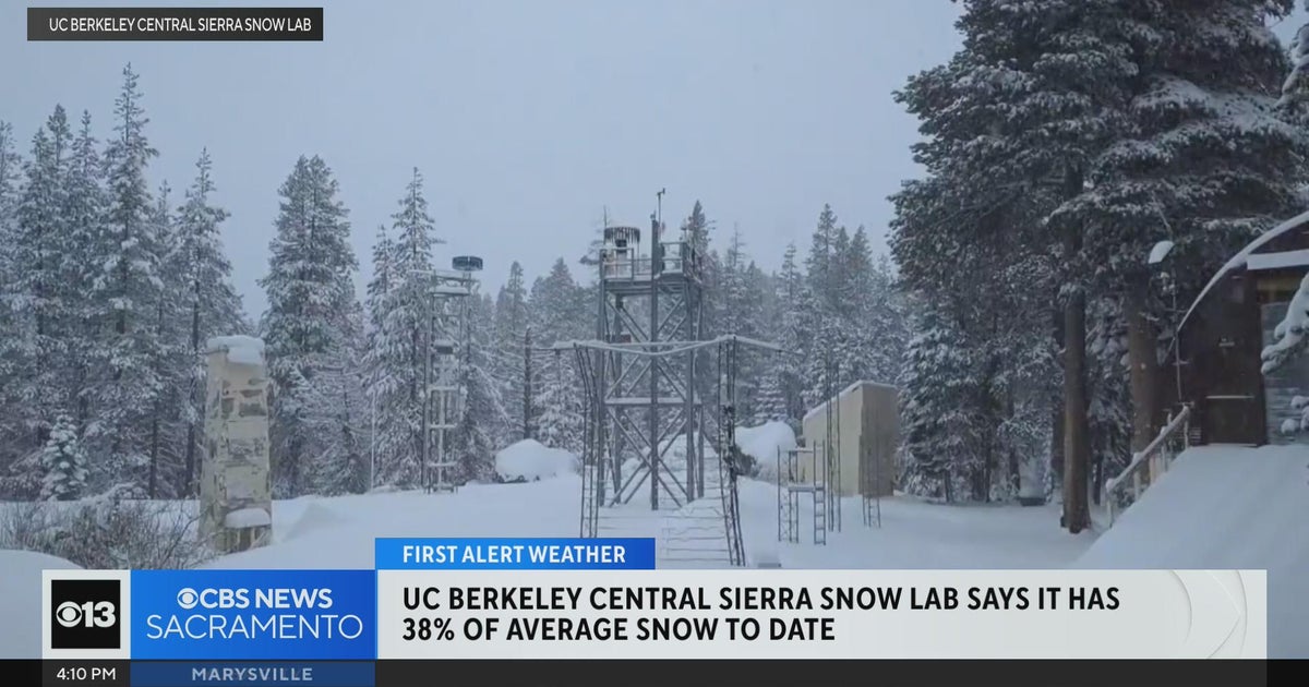 UC Berkeley Central Sierra snow lab has 38% of average snow to date ...