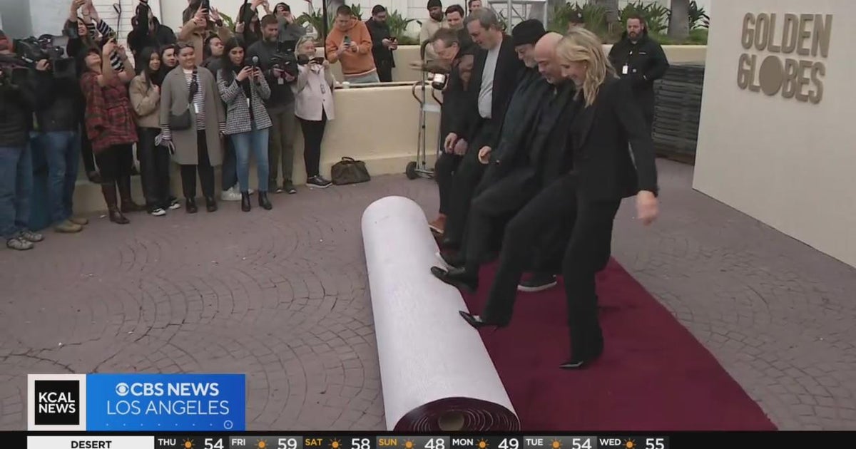 Getting a sneak peek at the Golden Globes - CBS Los Angeles