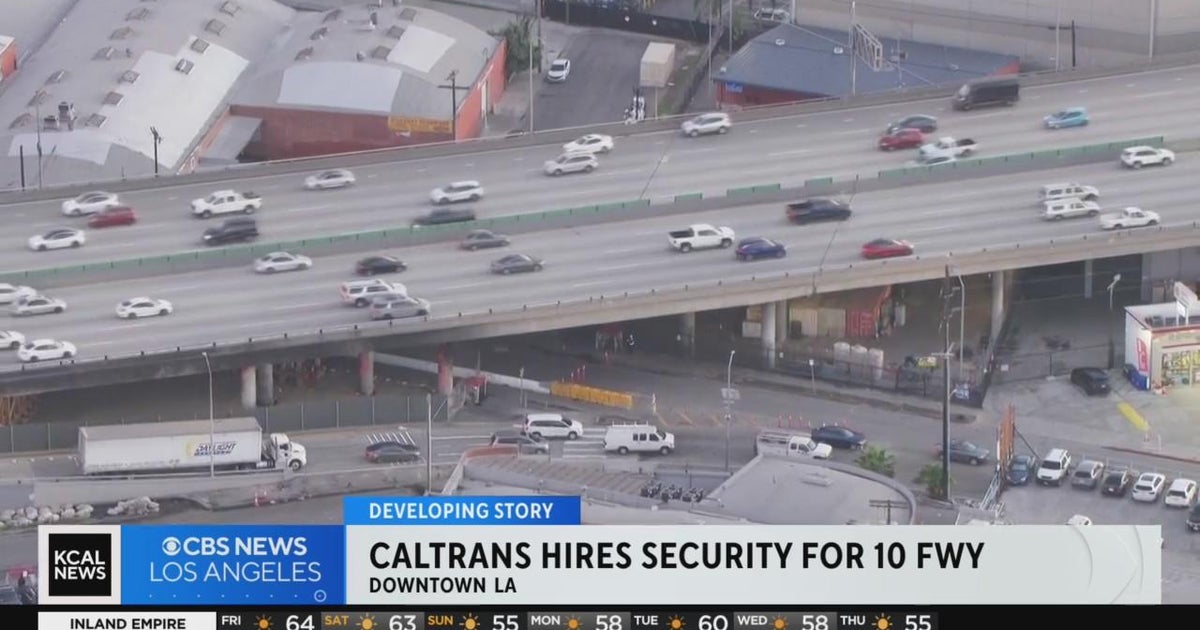 Caltrans hires security to patrol site of destructive 10 Freeway fire ...