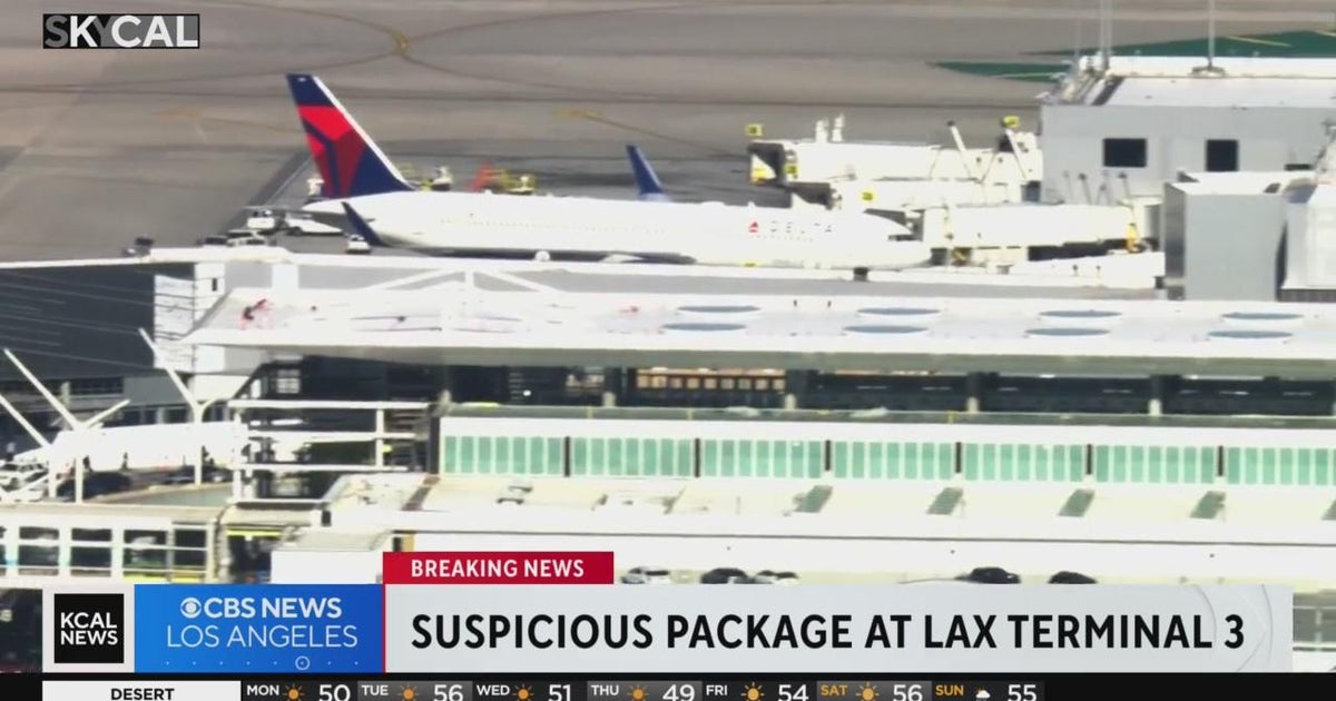 Suspicious package at LAX prompts evacuations - CBS Los Angeles