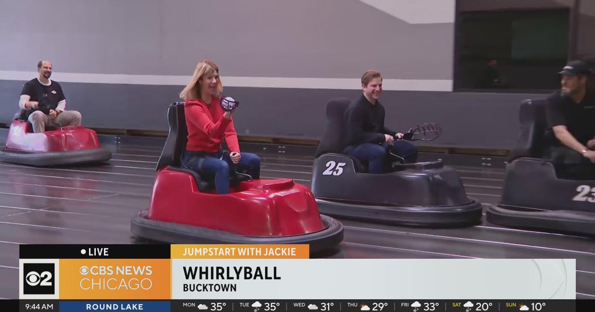 Jumpstart with Jackie: Inside Whirlyball in Bucktown - CBS Chicago