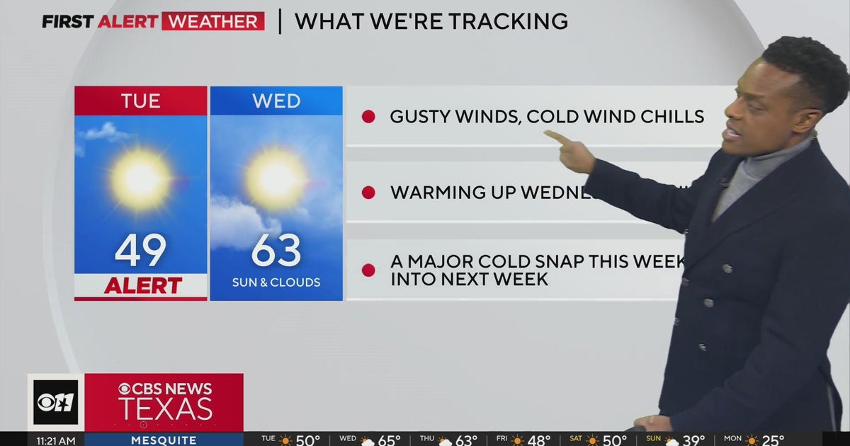Mild Wednesday and Thursday ahead - CBS Texas