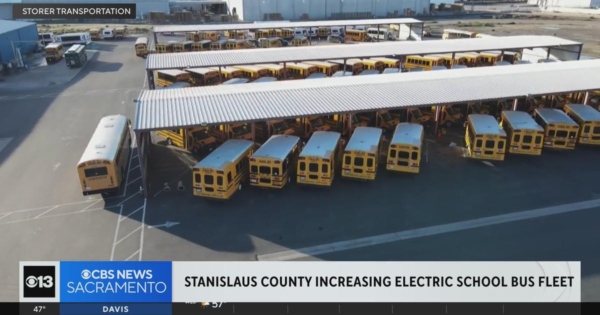 Stanislaus County increasing electric school bus fleet - CBS Sacramento