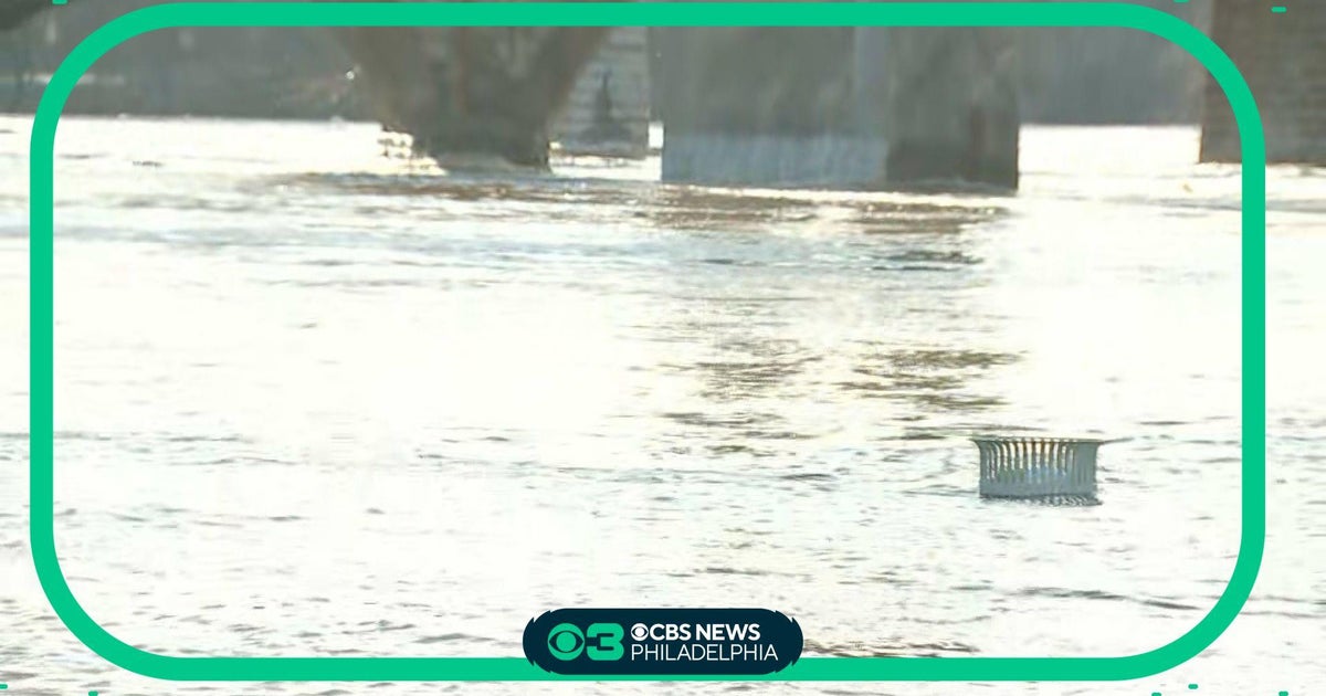 Kelly Drive flooded out as Schuylkill River reaches flood stage - CBS ...