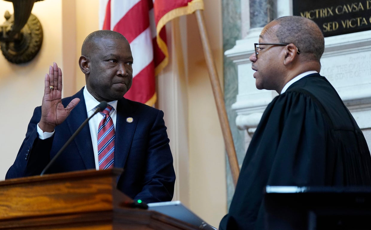 Don Scott, sworn in as first Black speaker of Virginia's House of ...