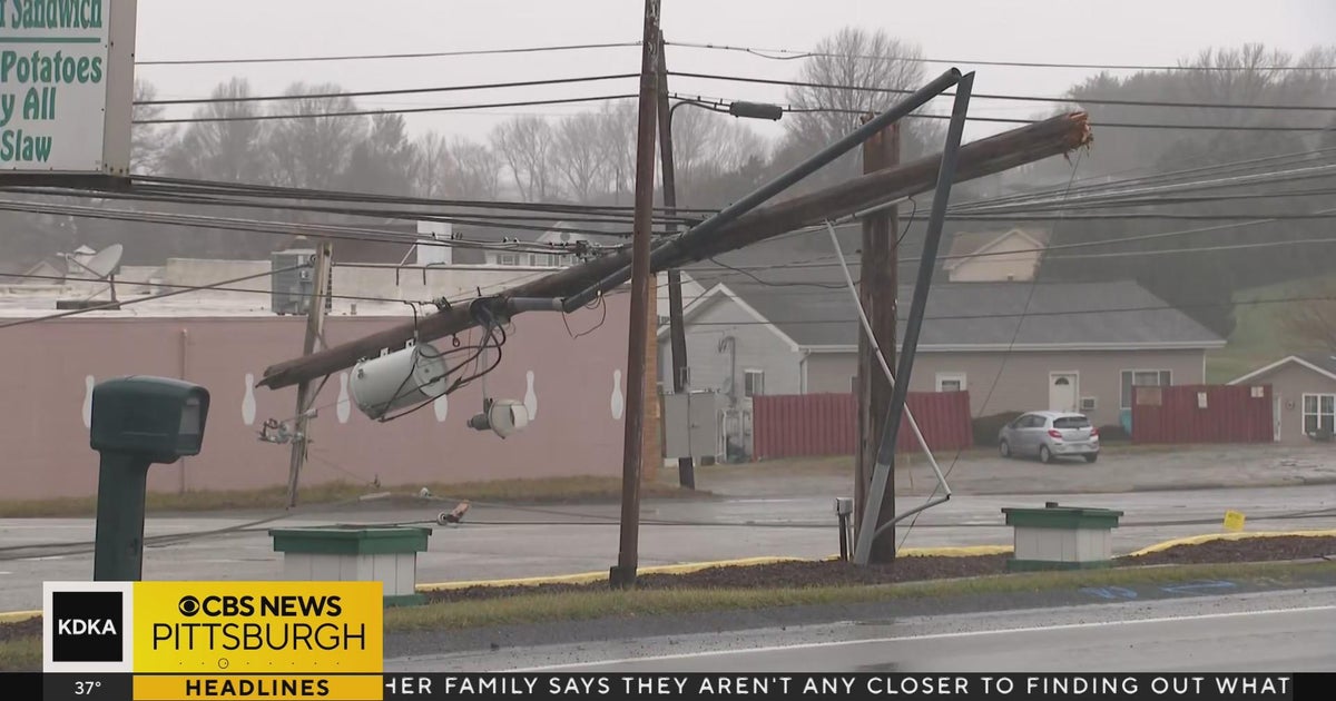 Restoration efforts underway after high winds knock out power - CBS Pittsburgh