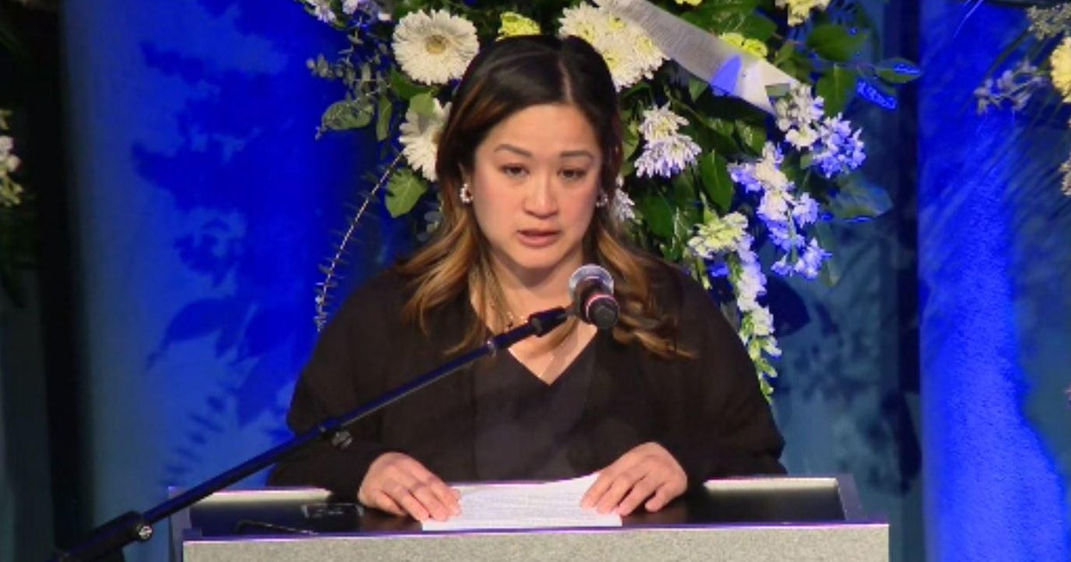 Officer Tuan Le memorial: Cousin Jennifer Ky remarks - CBS San Francisco