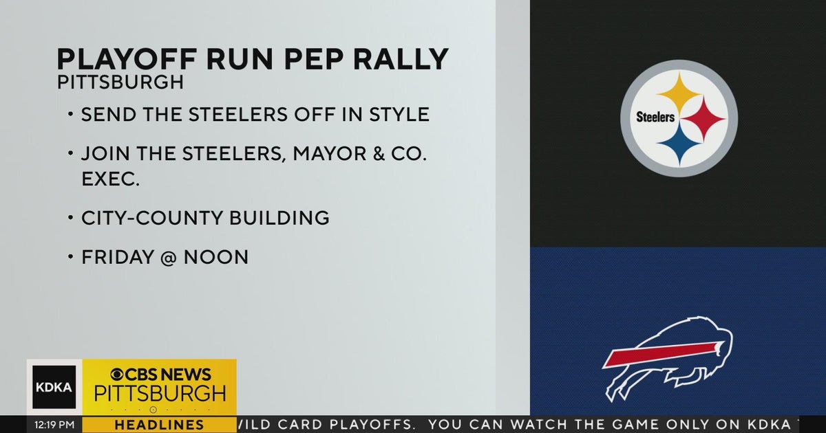 City sets pep rally for Steelers - CBS Pittsburgh