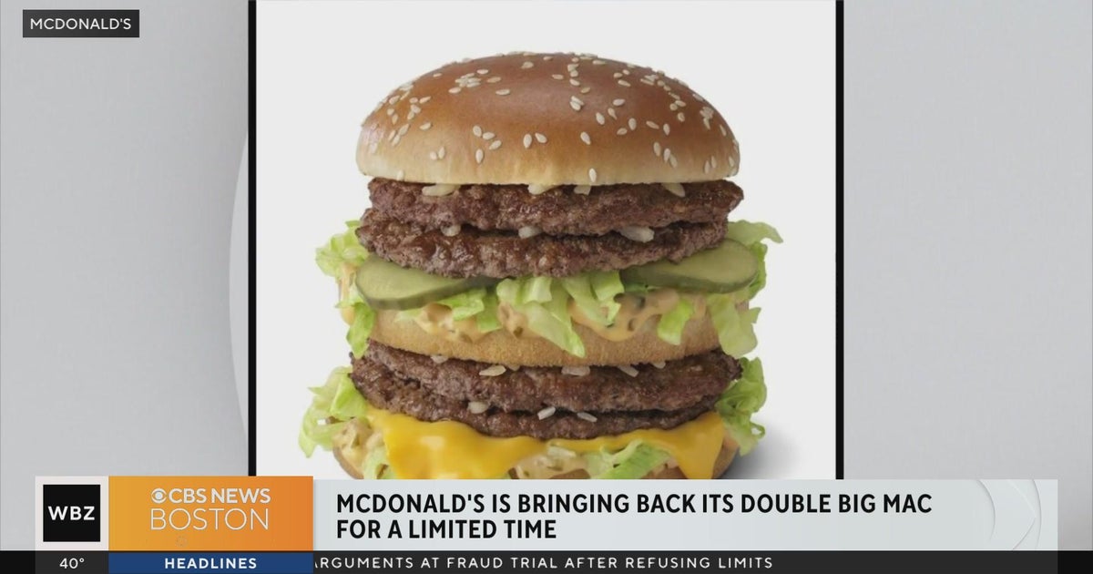McDonald's bringing back Double Big Mac for limited time - CBS Boston