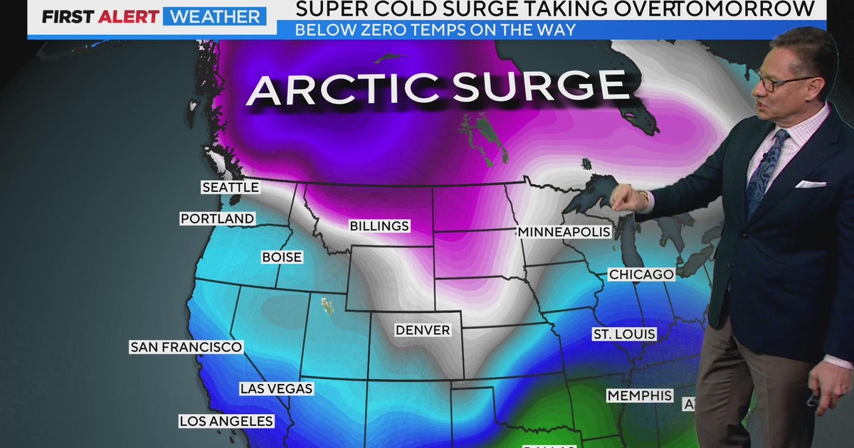 Several surges of Arctic air and snow set to hit Colorado - CBS Colorado