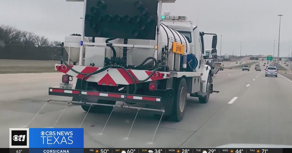 TxDOT crews pretreat North Texas highways ahead of arctic blast - CBS Texas TxDOT crews pretreat North Texas highways ahead of arctic blast - CBS Texas