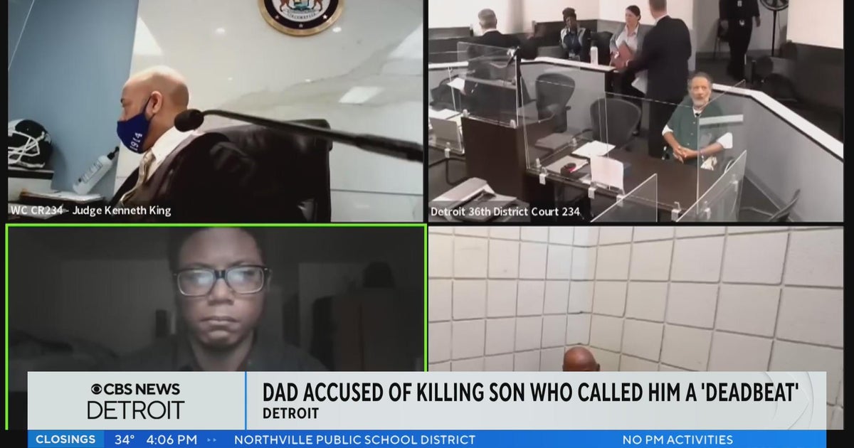 Dad accused of fatally shooting his son after he calls him "deadbeat dad" - CBS Detroit