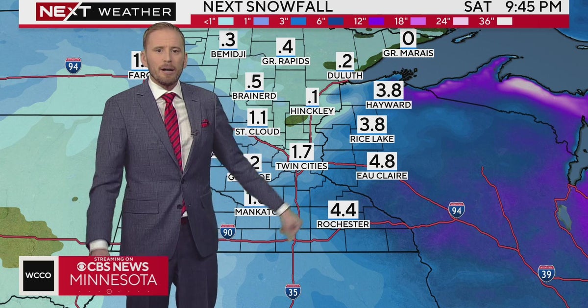 NEXT Weather: 3 p.m. forecast from Jan. 12, 2024 - CBS Minnesota