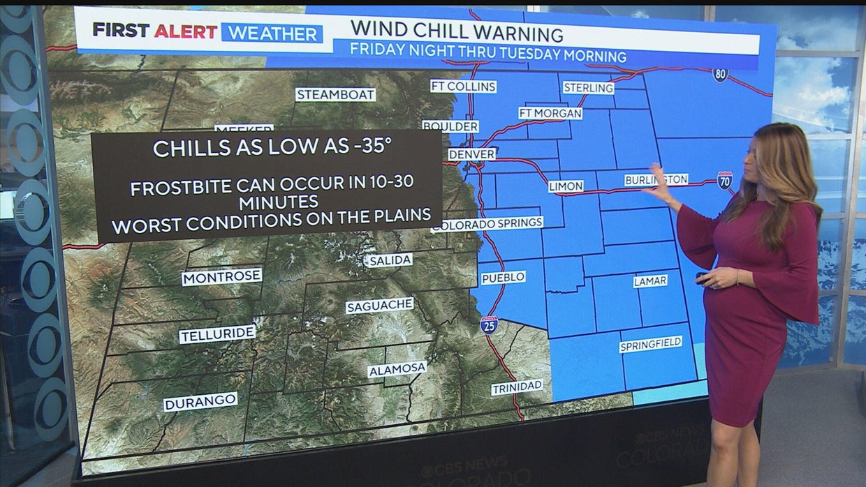 Wind Chill Warnings and Advisories across nearly half of Colorado- but ...