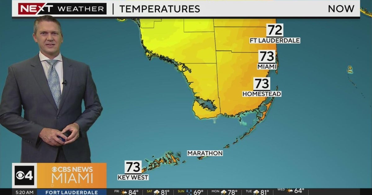 Miami Weather for Friday 1/12/2024 5AM - CBS Miami