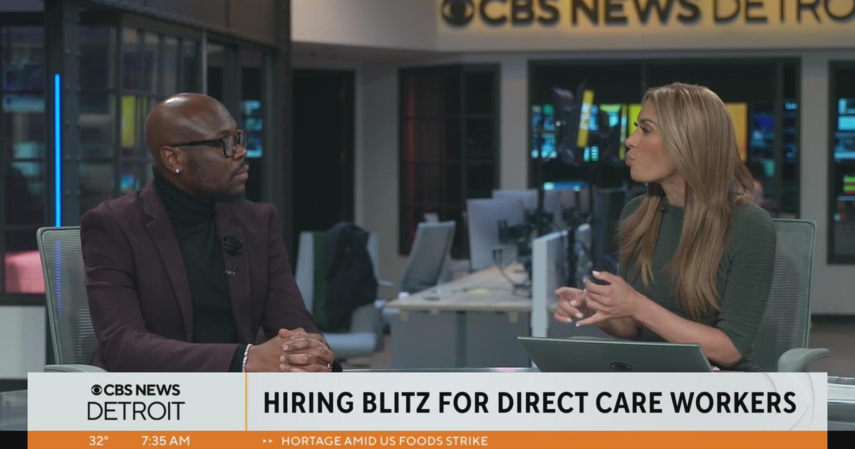 Hiring blitz for direct care workers - CBS Detroit