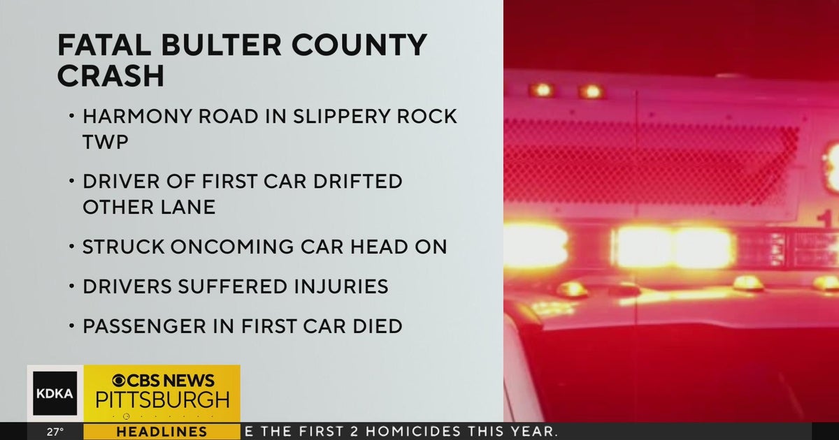 1 dead, multiple injured after crash in Butler County - CBS Pittsburgh