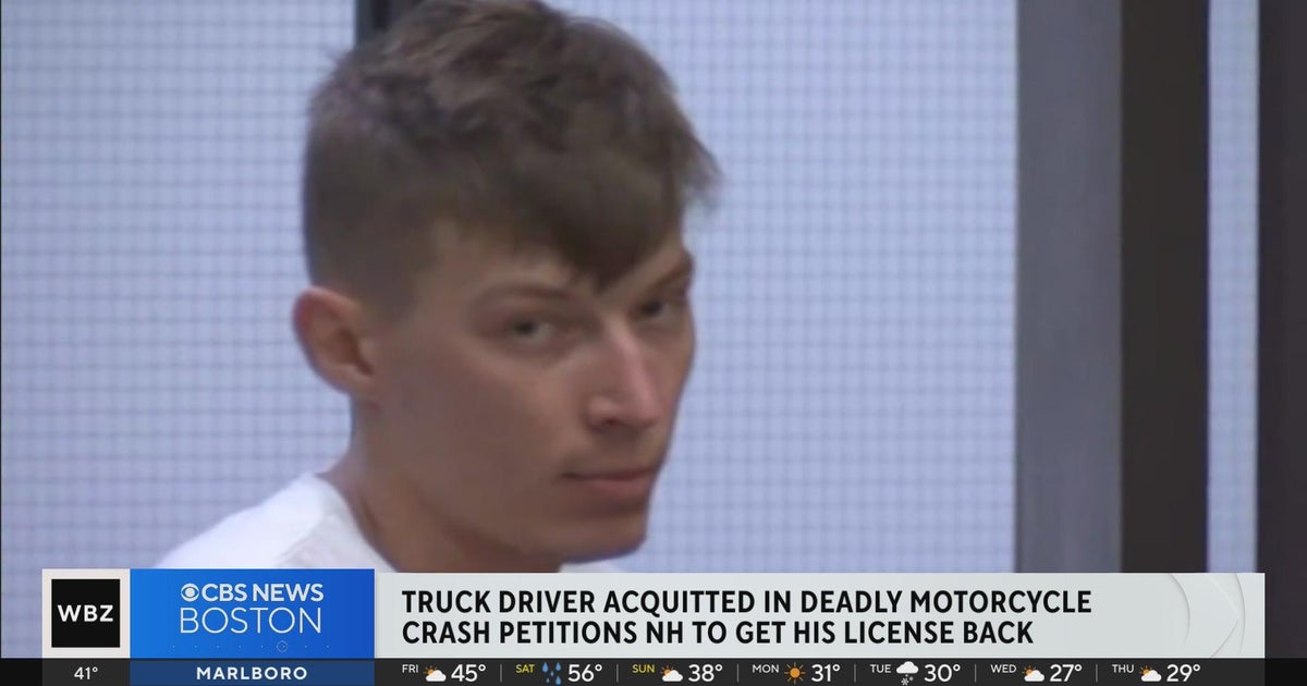 Trucker involved in deadly NH motorcycle crash wants license back - CBS ...