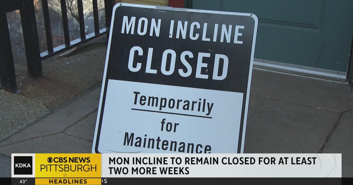 Mon Incline remains closed - CBS Pittsburgh