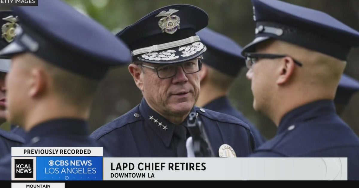 LAPD Chief Michel Moore announces his retirement - CBS Los Angeles