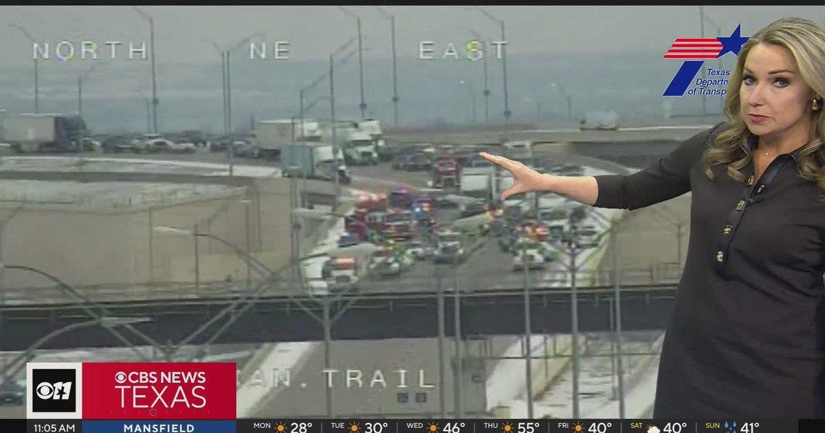 Multi-vehicle crash in Grapevine closes 114 heading westbound - CBS Texas