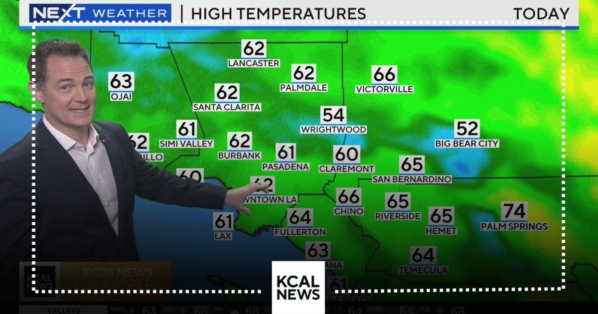Paul Deanno Morning Weather (January 17) - CBS Los Angeles