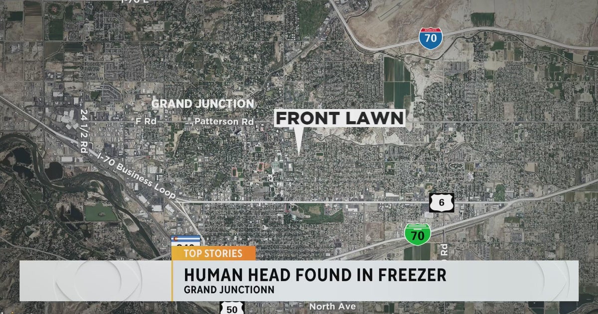 Human head found in freezer of home in western Colorado - CBS Colorado