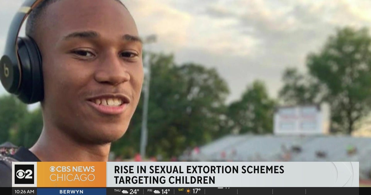 Rise in sexual extortion schemes targeting children - CBS Chicago