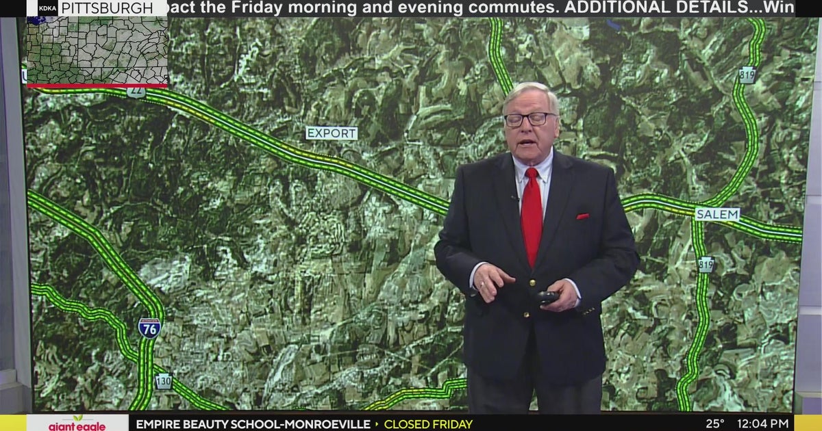 Current road conditions in Pittsburgh area - CBS Pittsburgh