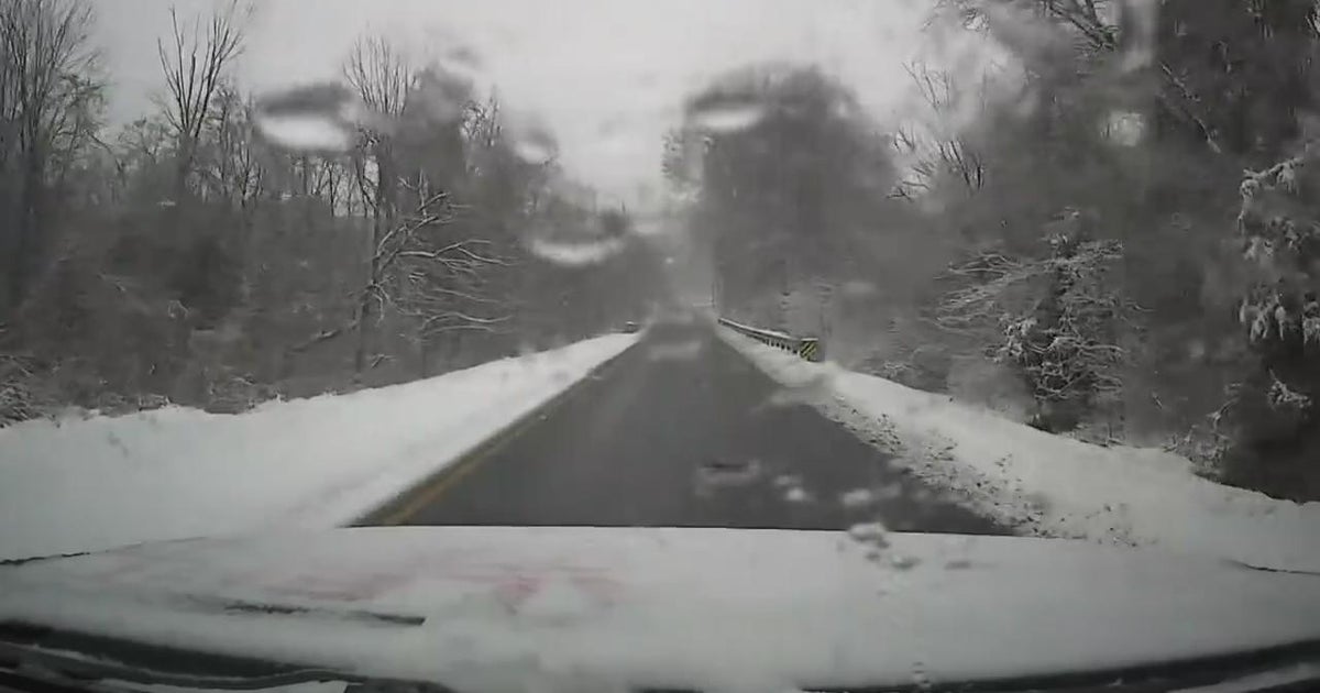 Where's Marty? Checking out the snowy roads in WJZ's Weather Lab - CBS ...