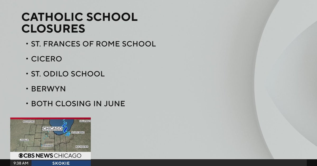 2 Catholic schools in Cicero and Berwyn closing in June - CBS Chicago