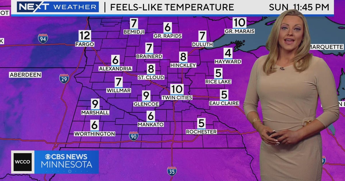 NEXT WEATHER: 5 P.M. forecast from January 20th, 2024 - CBS Minnesota