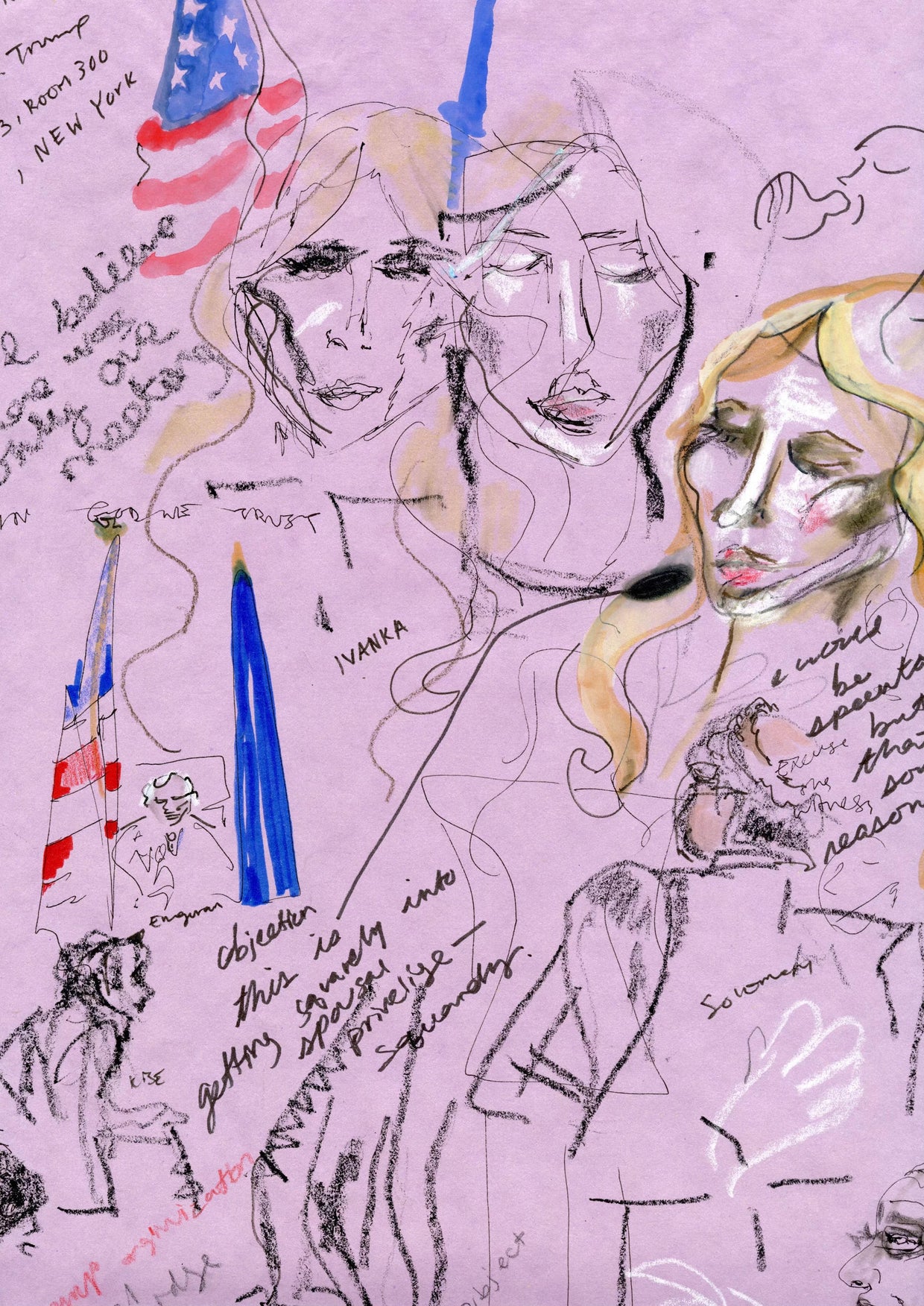 The art of Trump's trials: Courtroom artist turns legal battles into ...