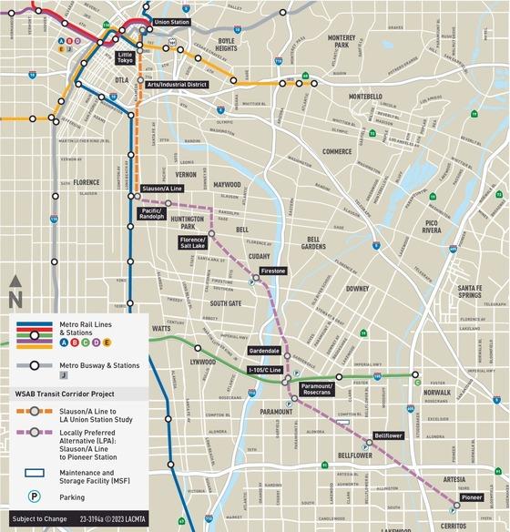 LA Metro names new light rail project 'Southeast Gateway Line' - CBS ...