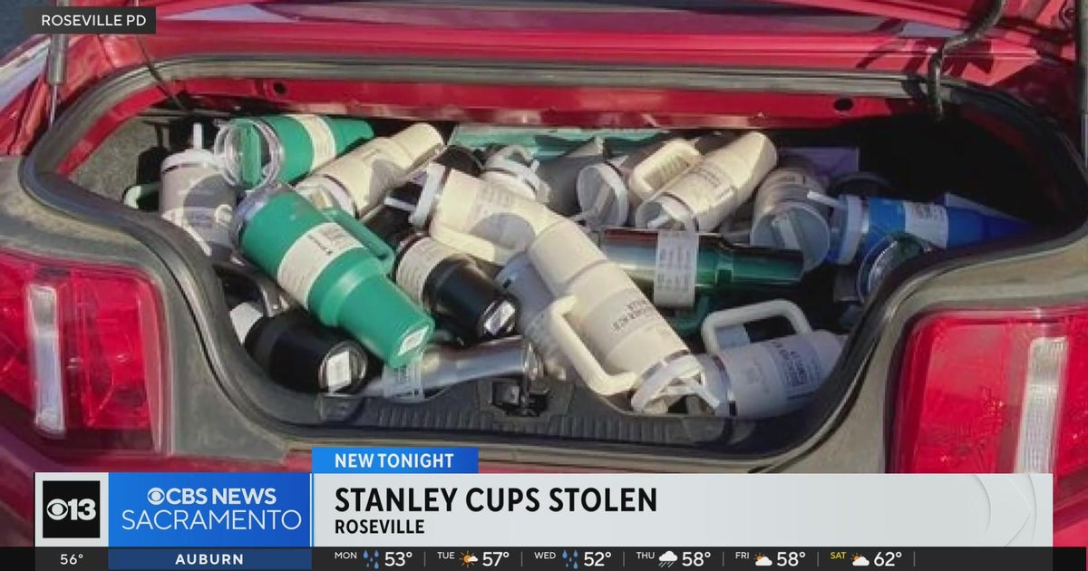 Sacramento woman arrested for stealing $2.5K in Stanley cups - CBS ...