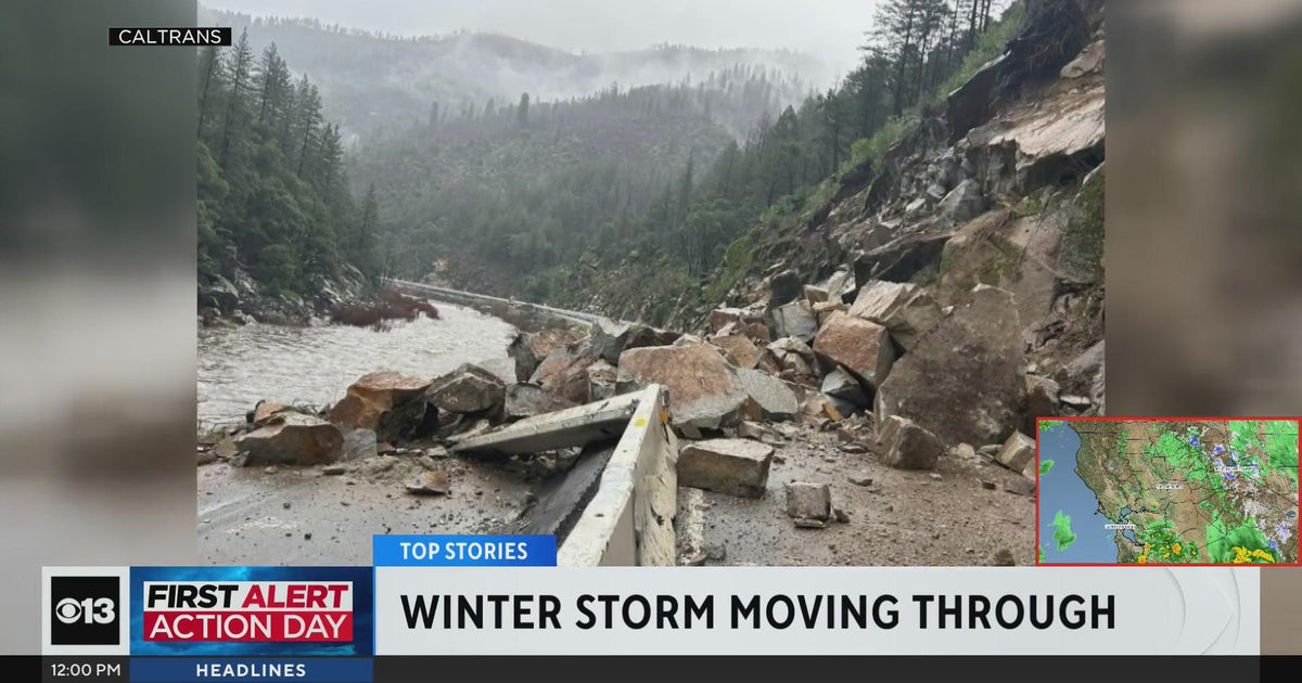 Winter storm causes problems all Northern California - CBS Sacramento
