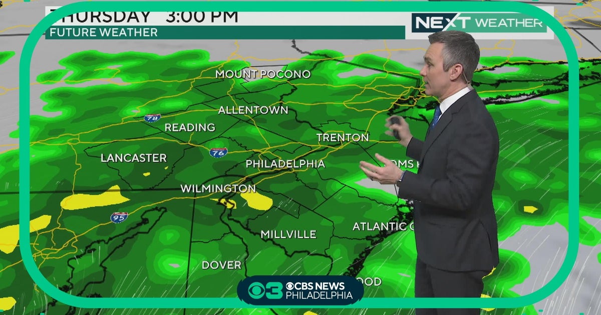 NEXT Weather: Timing the rain - CBS Philadelphia