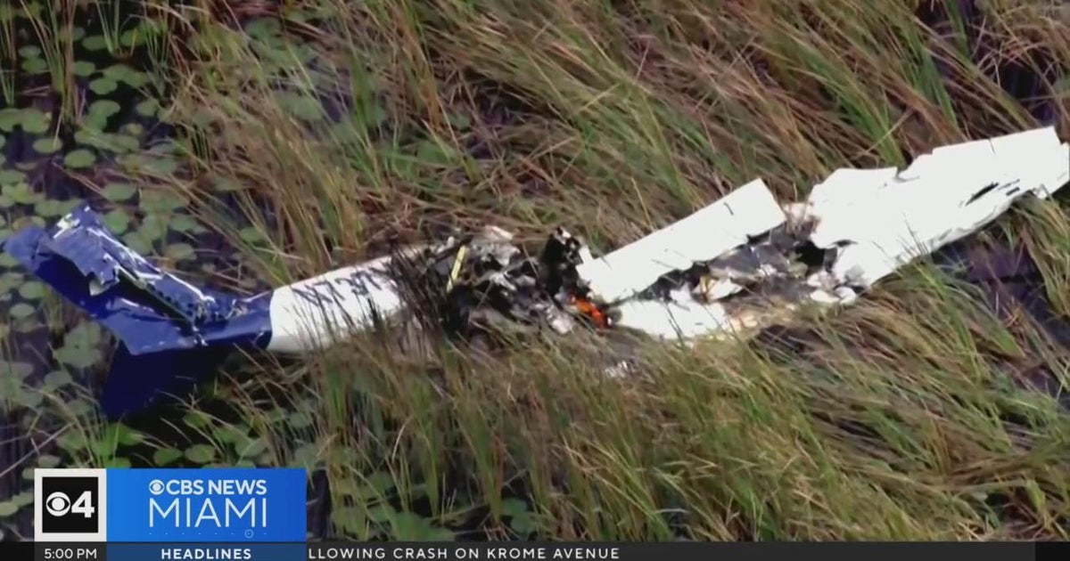 Two dead in Everglades plane crash near Weston - CBS Miami