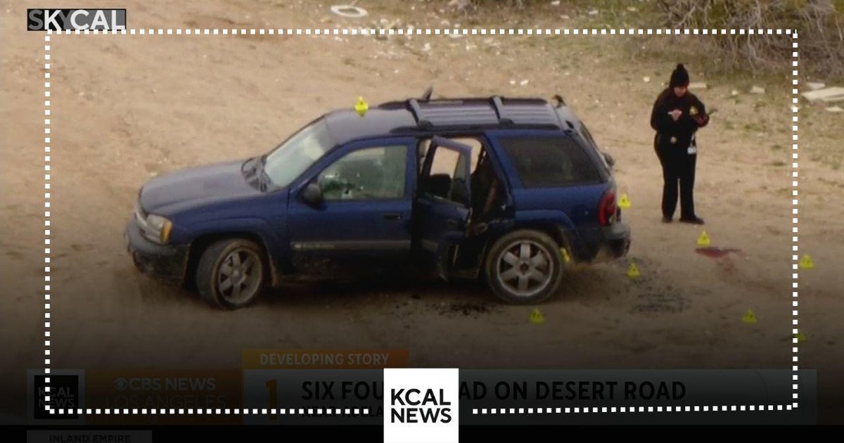6 bodies found on dirt road near Adelanto - CBS Los Angeles
