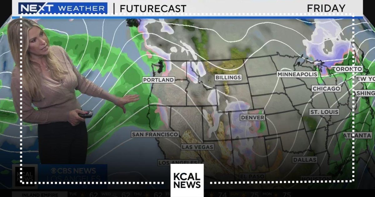 Olga Ospina's Afternoon Weather (January 23) - CBS Los Angeles